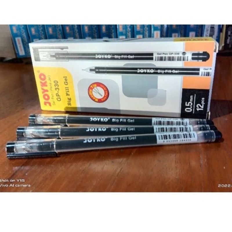 Jual Bolpoin Joyko GP-330 Hitam 0.5mm | Shopee Indonesia