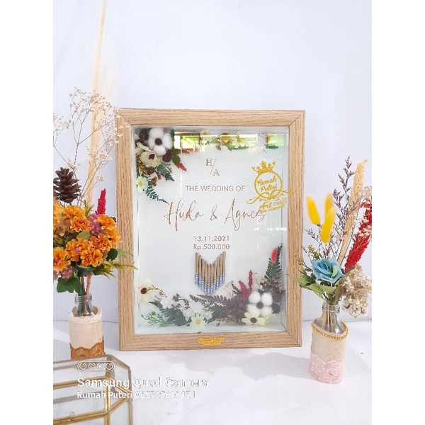 Jual Bingkai frame mahar pernikahan, mahar rustik, mahar custom,mahar murah | Shopee Indonesia