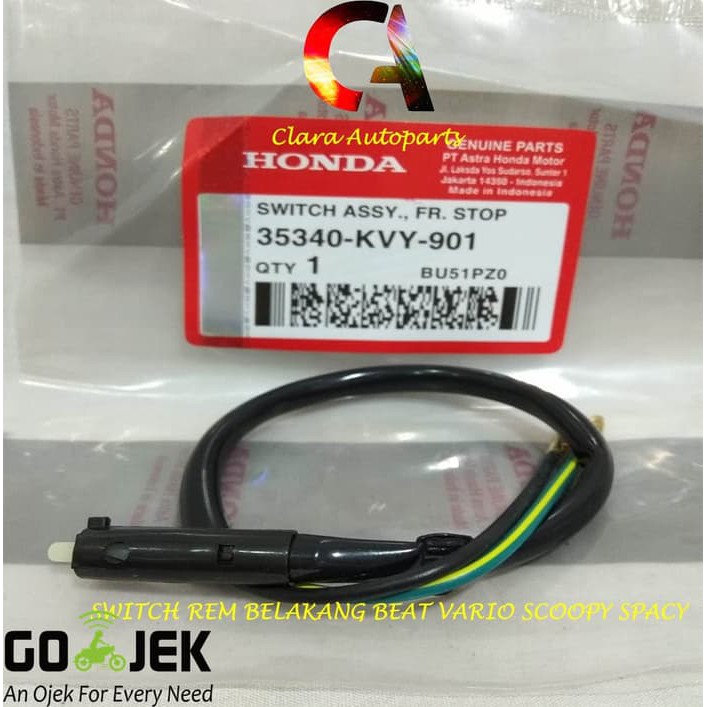 Jual SWITCH REM KIRI BEAT KVY SPACY SCOOPY VARIO 110 125 KVB SWITCH REM ...