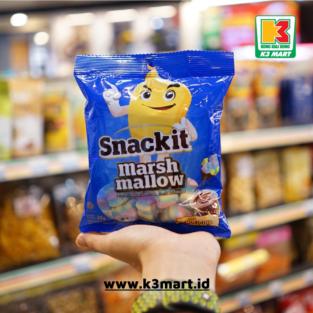 Jual Snackit Marshmallow Kereta Api With Choco Dip 30gr | Shopee Indonesia