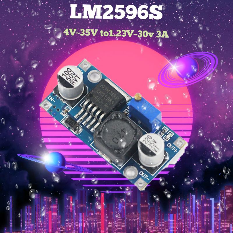 Jual Lm2596 step down dc to dc 4V-35V to1.23V-30v 3A module regulator voltage | Shopee Indonesia