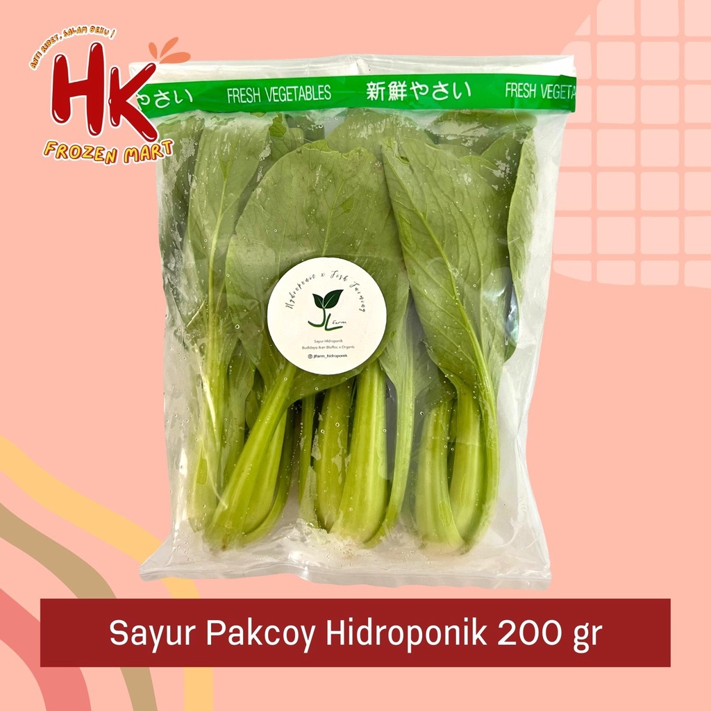 Jual Sayur Pakcoy Hidroponik 200gram (fresh pak choy sawi organik ...