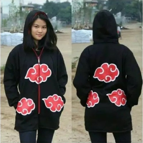 Jual JAKET JUBAH AKATSUKI - JAKET AKATSUKI ANIME - JUBAH TERBARU ...