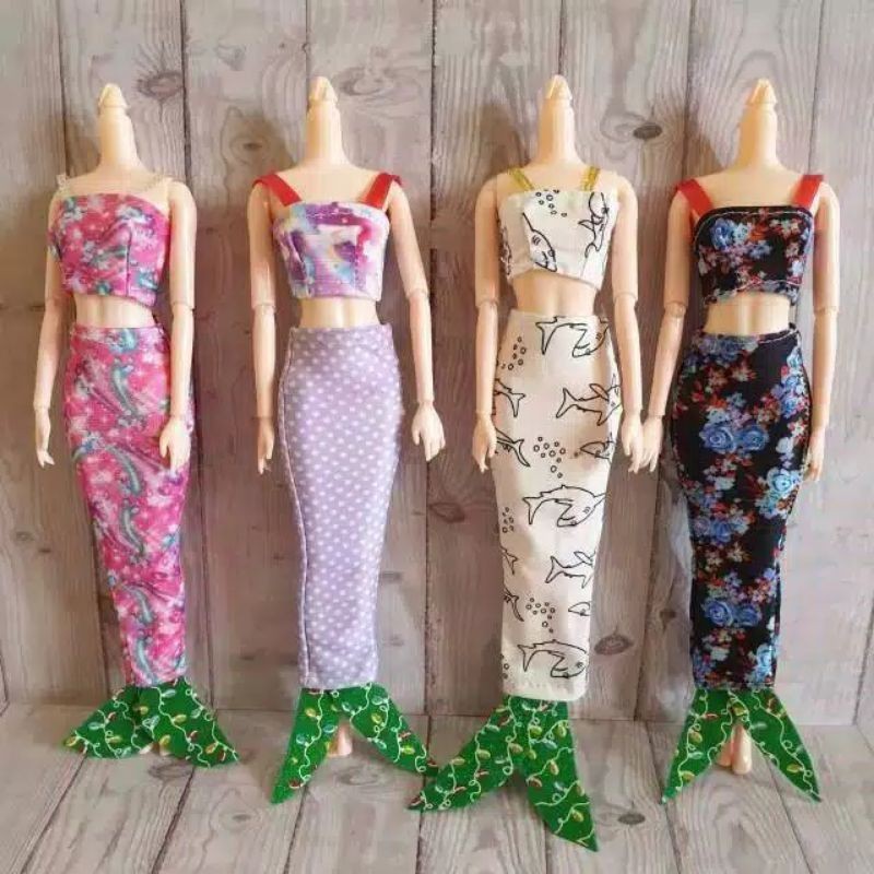 Jual BAJU MERMAID BARBIE / BAJU DUYUNG BARBIE | Shopee Indonesia