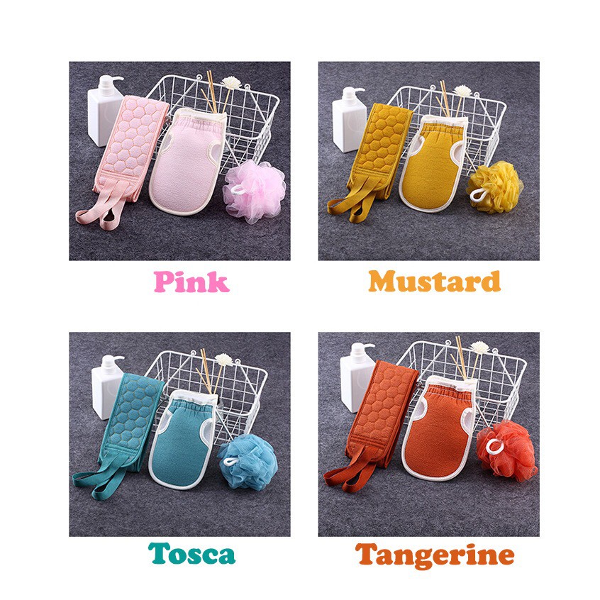 Jual peralatan mandi set 4in 1 / Peralatan mandi set, bath set | Shopee ...