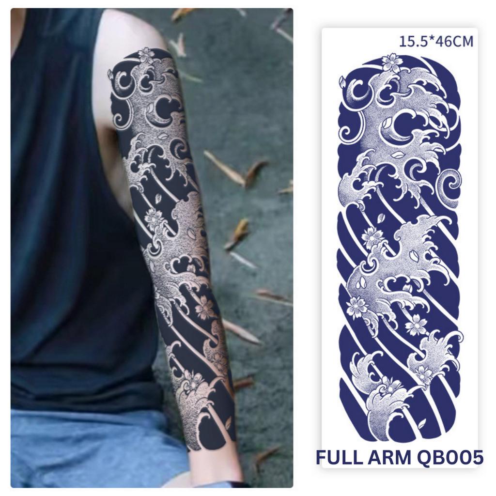 Jual Stiker Tato Full Arm | Fruit Ink | Semi Permanen 46x15.5 cm ...