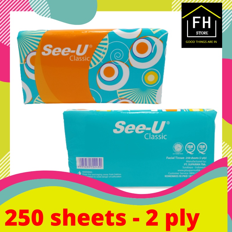 Jual Tisue See-U see u classic 250 sheet dan 200 sheet | Shopee Indonesia