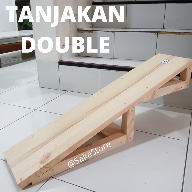 Jual TANJAKAN KAYU DOUBLE| TANJAKAN KAYU| WOOD RAMP| WOOD DOUBLE RAMP ...