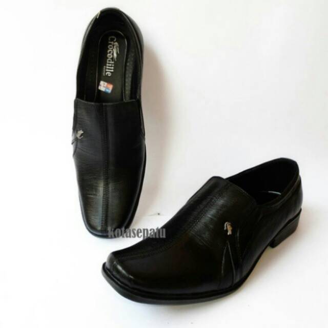 Jual SEPATU KULIT ASLI PANTOFEL PRIA KERJA KANTOR FORMAL CROCODILE 07 ...