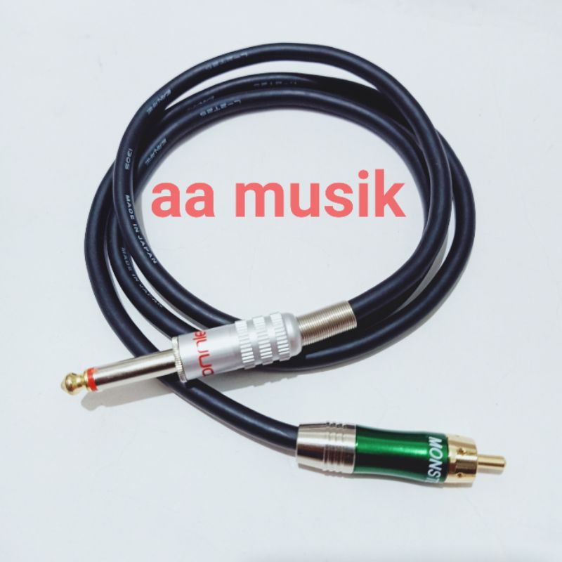 Jual kabel konektor rca monster to akai mono 1,5 meter | Shopee Indonesia