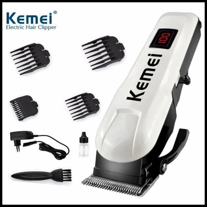 Jual Kemei Km-809A Professional Rechargeable Electric Hair Clipper Cordless | Shopee Indonesia