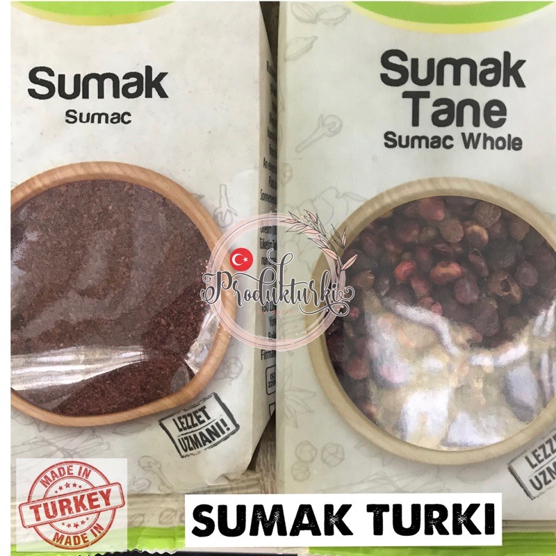 Jual SUMAC TURKEY 80 g rempah turki arab sumak turki bubuk powder ...