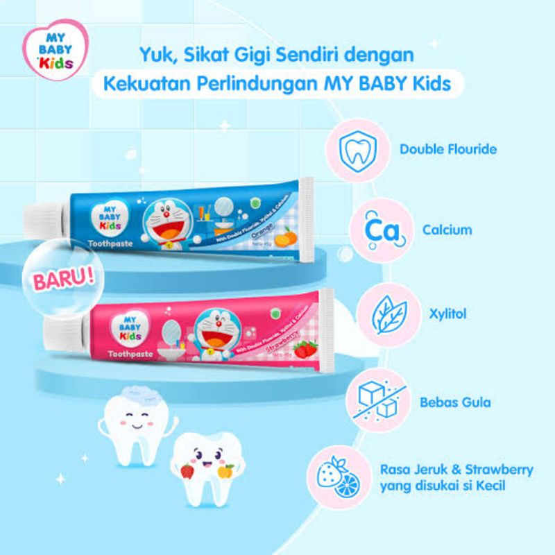Jual My Baby Kids Toothpaste 45gr - Mybaby Tooth Paste Kid - Pasta Gigi ...