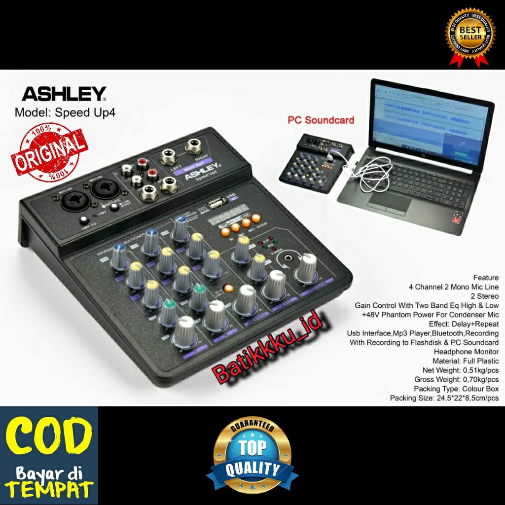 Jual MIXER ASHLEY SPEED UP4 SPEED UP 4 MG04CX MG 04CX MG 04 CX EFX 4 ...