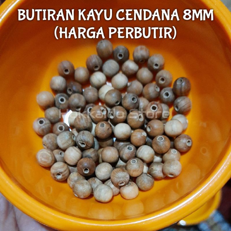 Jual Butiran Kayu Cendana Wangi 8mm Untuk Gelang / Tasbih | Shopee ...
