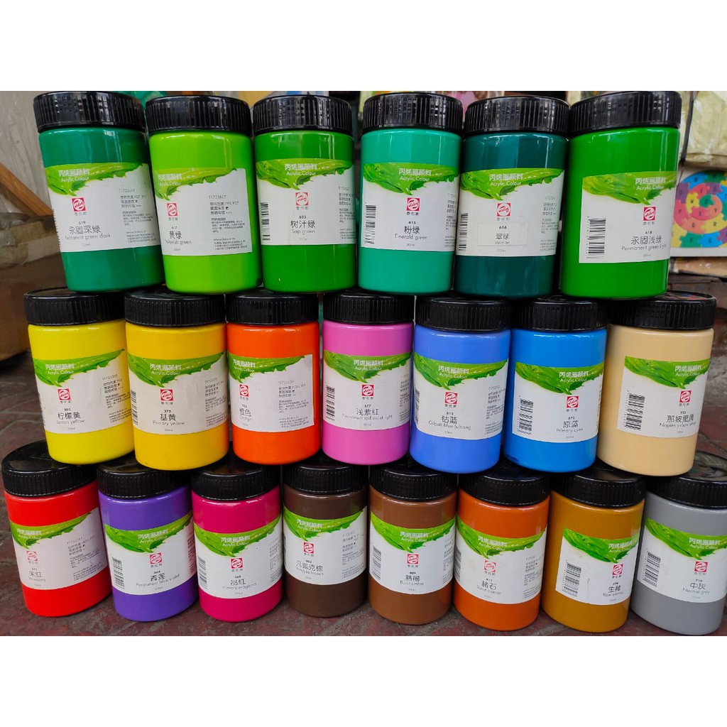 Jual cat acrilic talens 300 ml warna regular update 2023 agustus ...