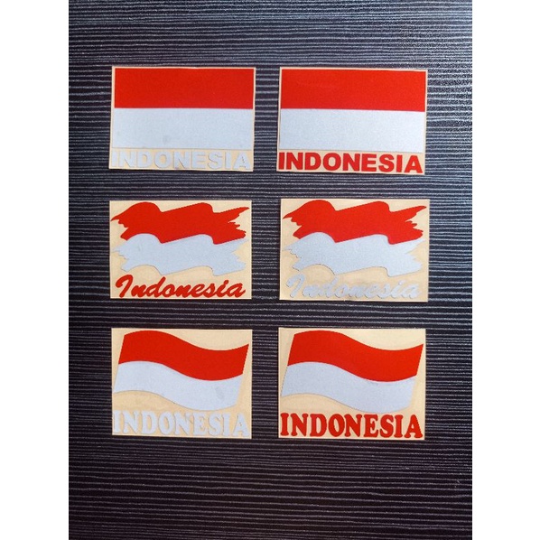 Jual STICKER INDONESIA STIKER BENDERA INDONESIA MERAH PUTIH CUTTING ...