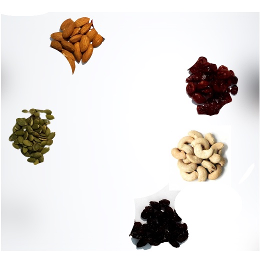 Jual 250gr Roasted Mix Almond, Mede, Pumpkin Seeds, Raisin, & Cranberry ...