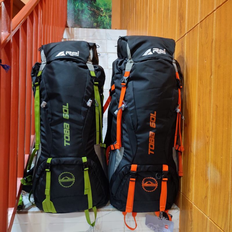 Jual Tas Gunung / Carrier Toba 60L Arei Outdoorgear+Raincover ORI ...