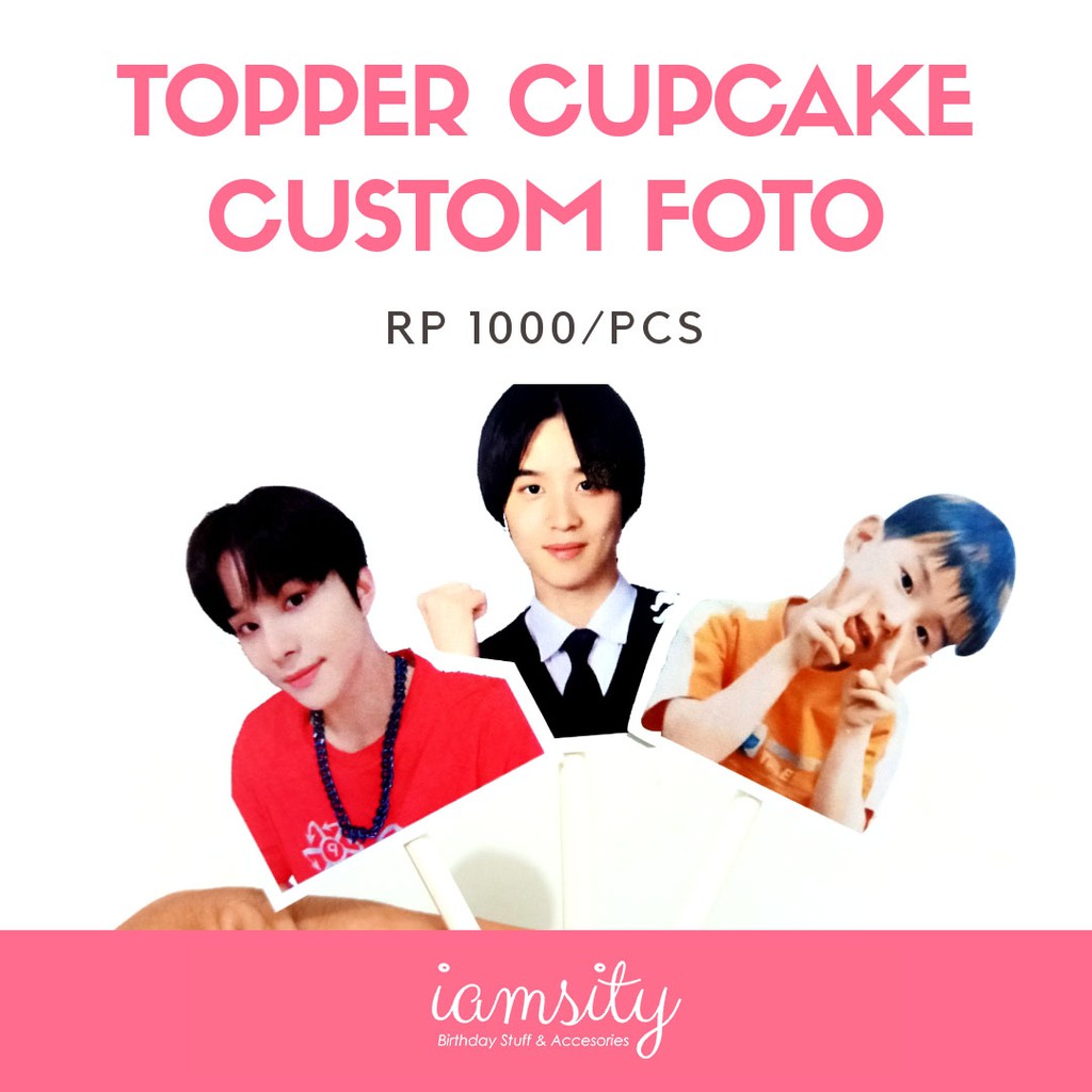 Jual Topper cupcake topper cake hiasan kue foto | Shopee Indonesia