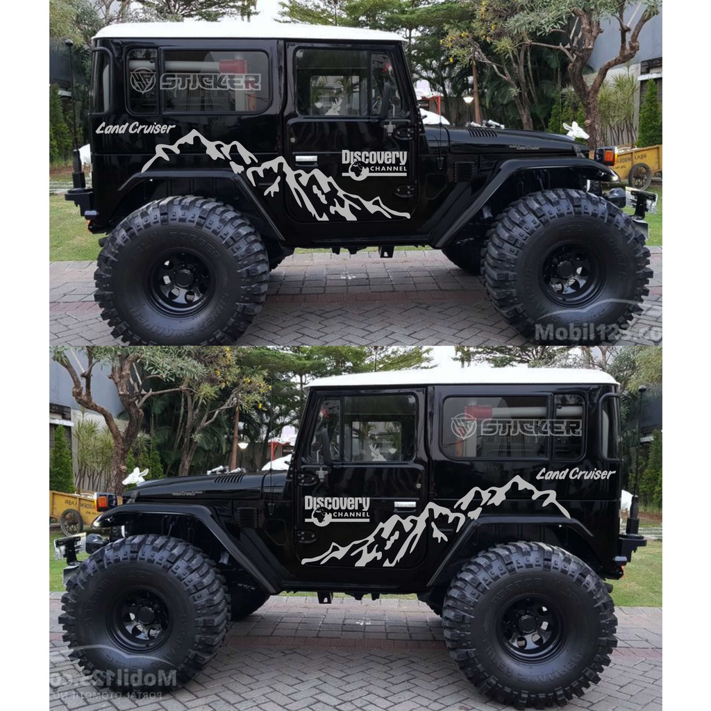 Jual CUTTING STICKER MOBIL JEEP HARTOP KATANA JIMNY FEROZA ESCUDO DLL ...