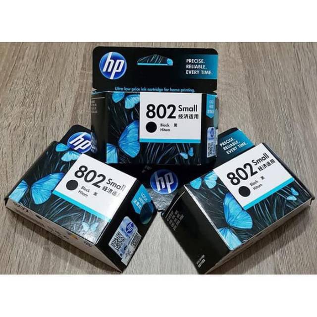 Jual Tinta Cartridge Hp 802 Black Original | Shopee Indonesia
