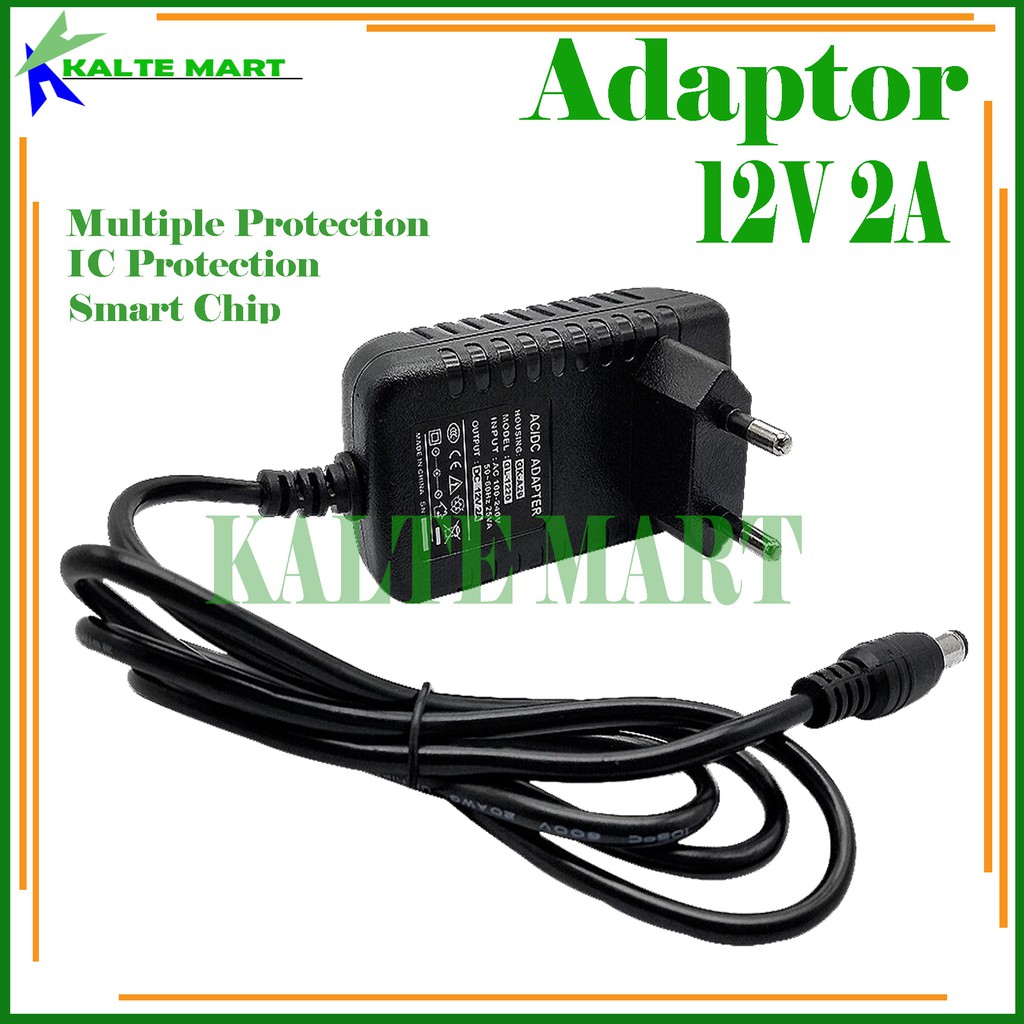 Jual Adaptor 12v 2a Power Supply 12v 2A DC Adapter CCTV 12V | Shopee Indonesia