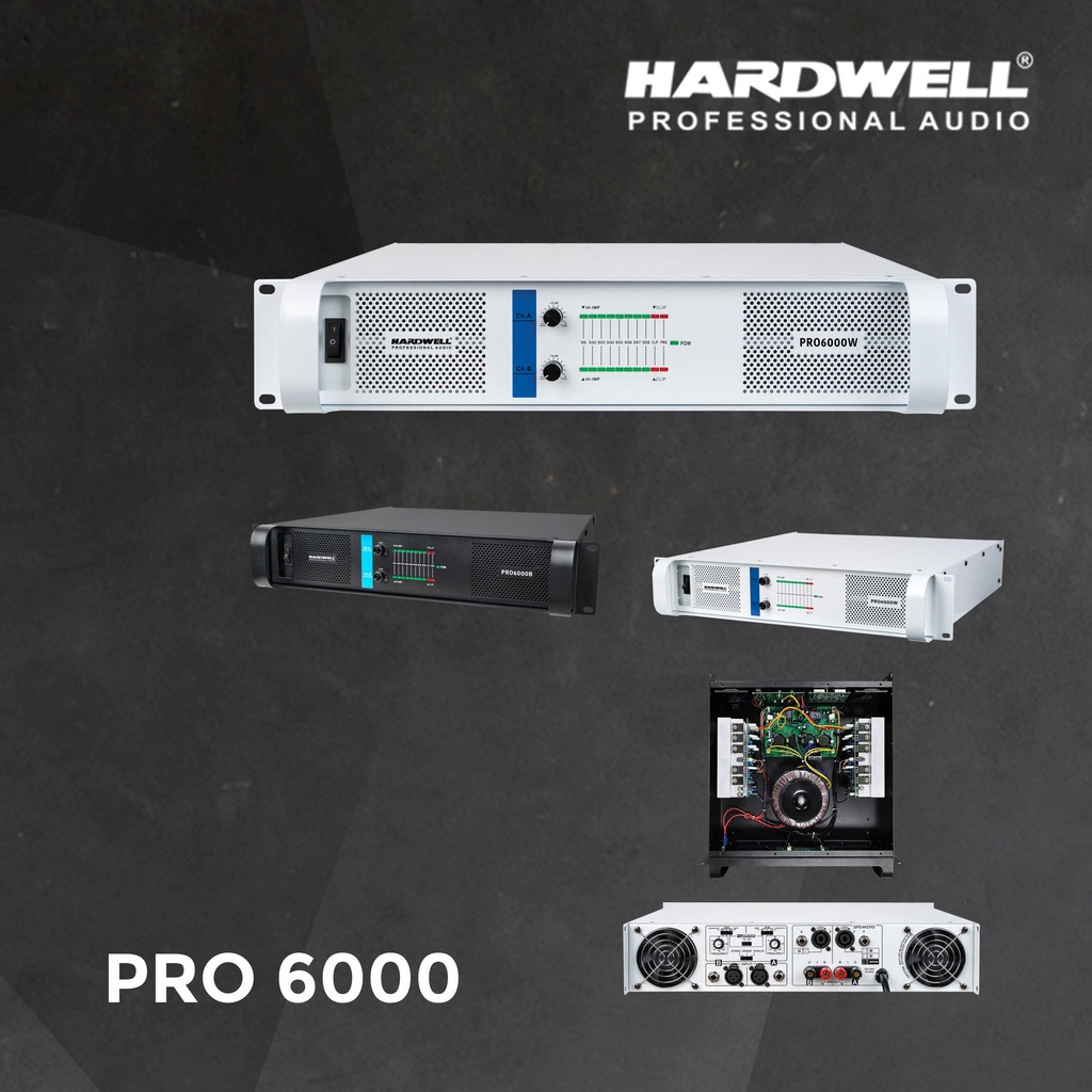Jual Power Amplifier Hardwell PRO 6000 / PRO 6000B / PRO 6000W Original | Shopee Indonesia