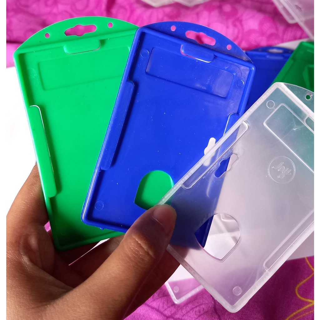 Jual Frame Casing Tempat Id Card Holder Plastik Elastis Portait ...