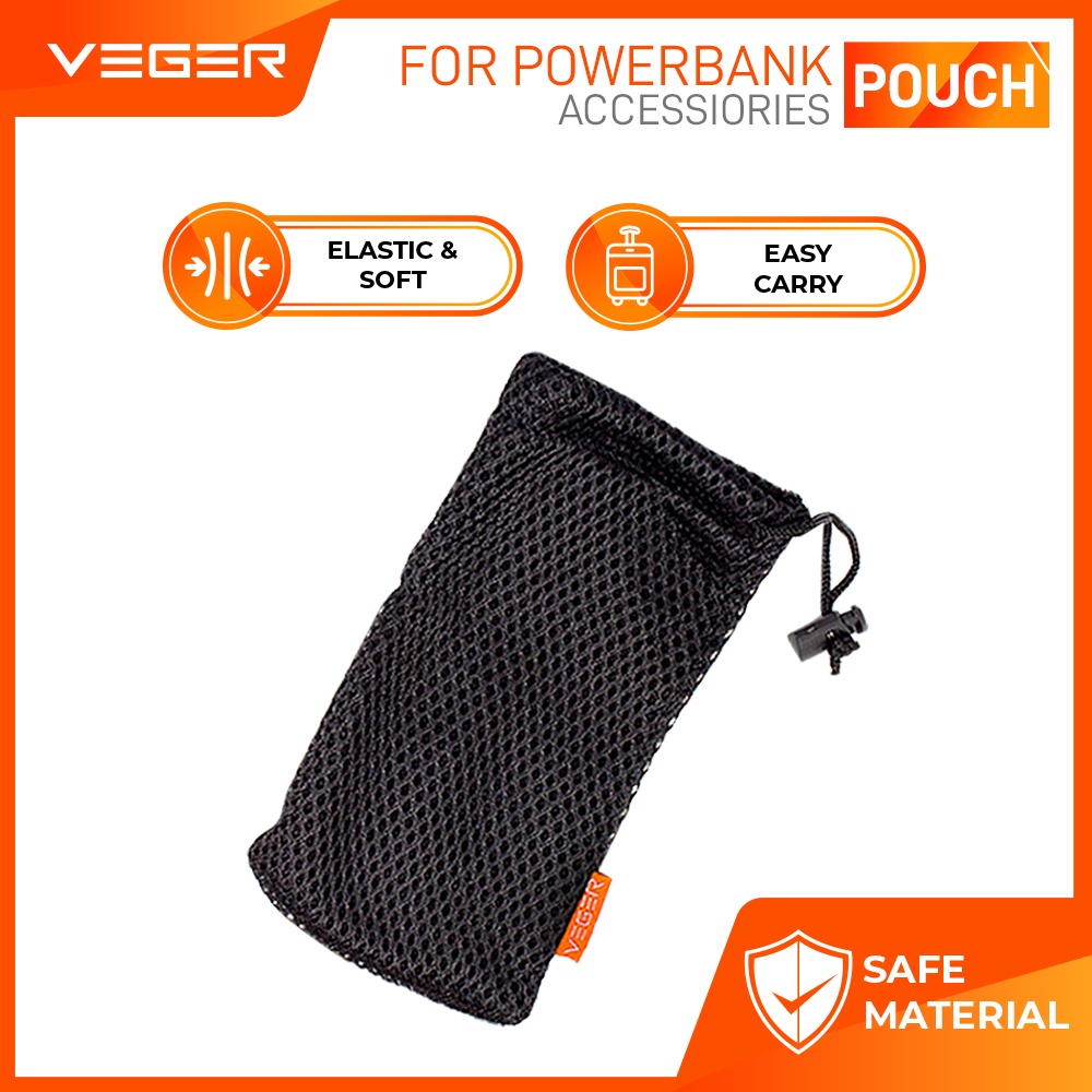 Jual Veger Powerbank Pouch / Sarung Pelindung Power Bank | Shopee Indonesia