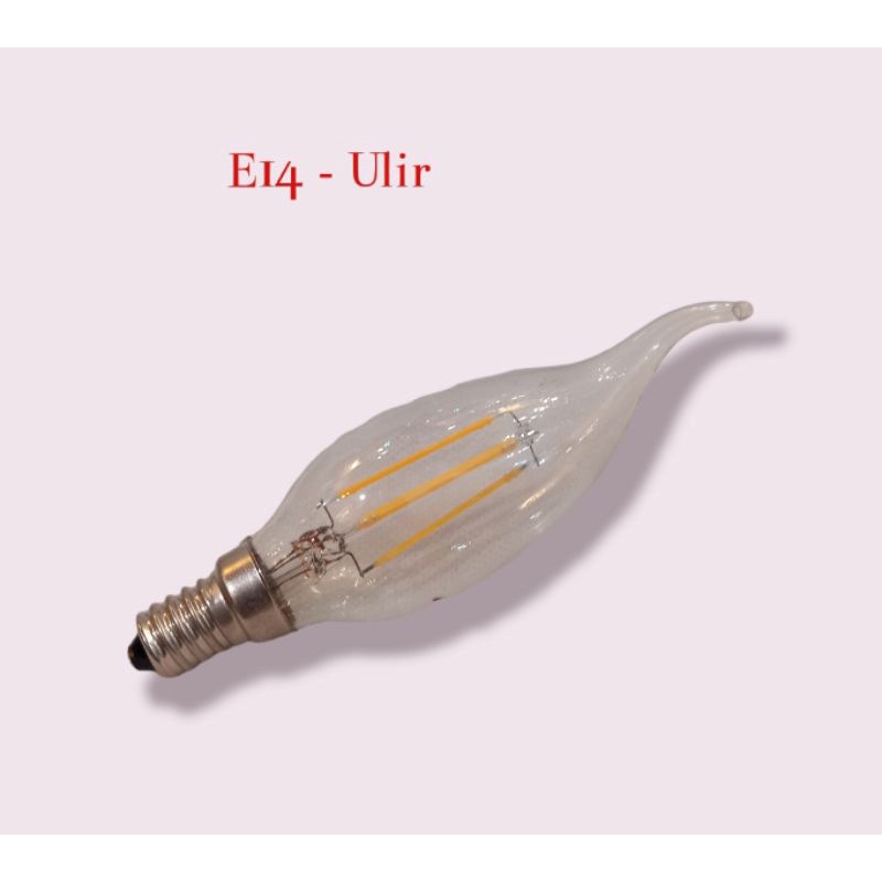 Jual BOHLAM LED FILAMEN ULIR E14 | Shopee Indonesia