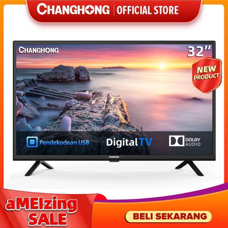 Jual Changhong L32G5W LED TV 32 Inch Digital HD TV - HDMI - USB Movie | Shopee Indonesia