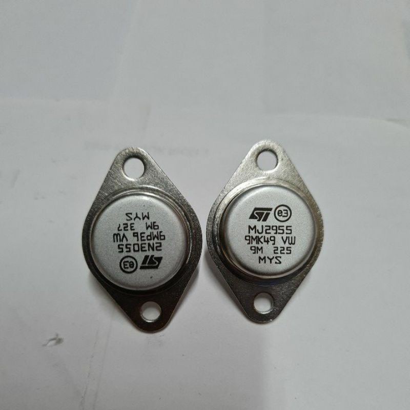 Jual transisitor jengkol st 2n3055 dan mj2955 pasangan | Shopee Indonesia