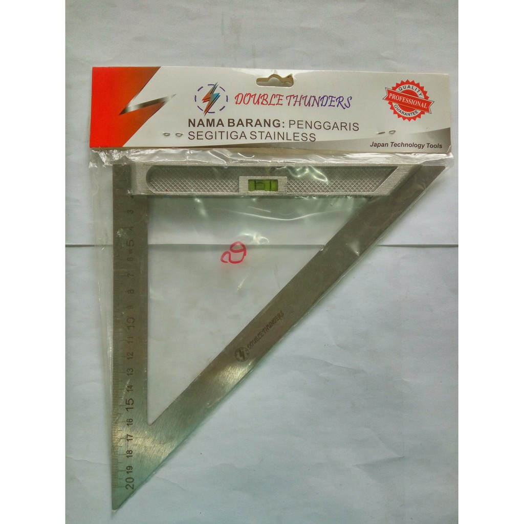 Jual Jual Penggaris Segitiga Stainless terbaik | Shopee Indonesia
