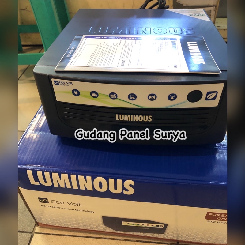 Jual Inverter LUMINOUS ECO VOLT ECOVOLT 24V 1500VA UPS Pure Sine Wave ...