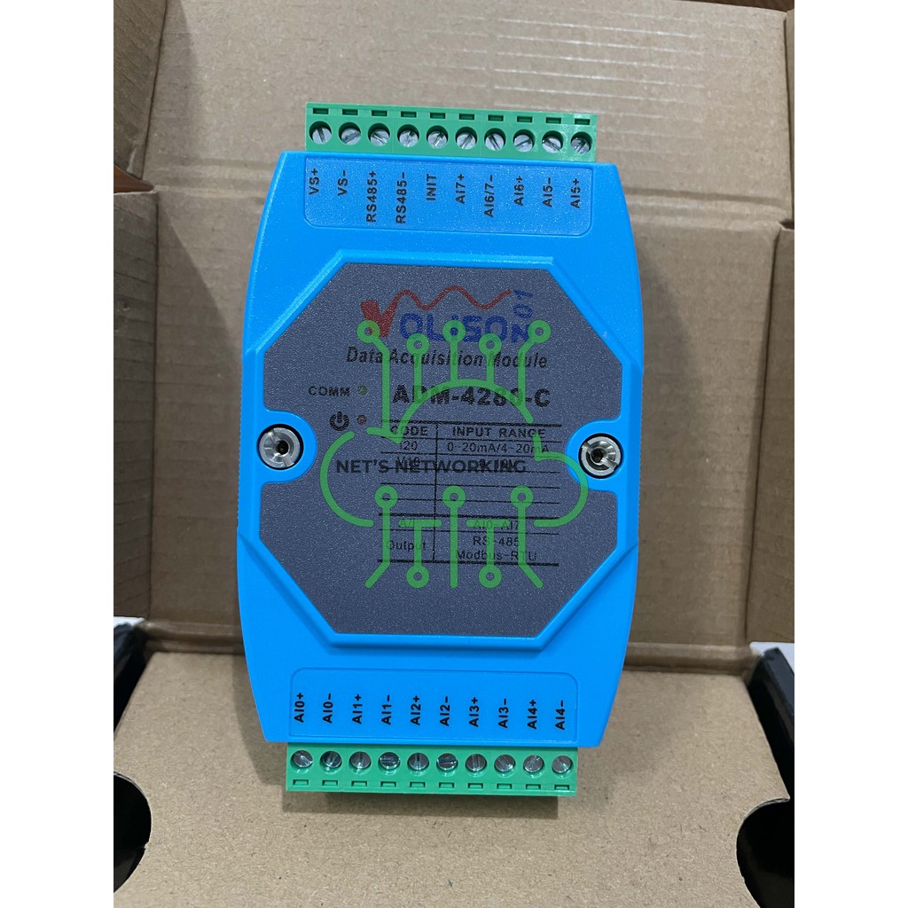 Jual ADM-4280-C MODBUS RTU RS485 - Current 0-20mA / 4-20ma to Modbus ...