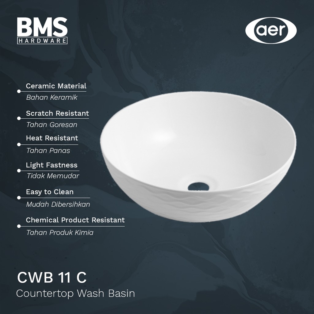 Jual AER Washbasin / Wastafel CWB 11 C | Shopee Indonesia