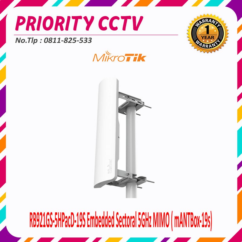 Jual Mikrotik RB921GS-5HPacD-19S Embedded Sectoral 5GHz MIMO ( mANTBox ...