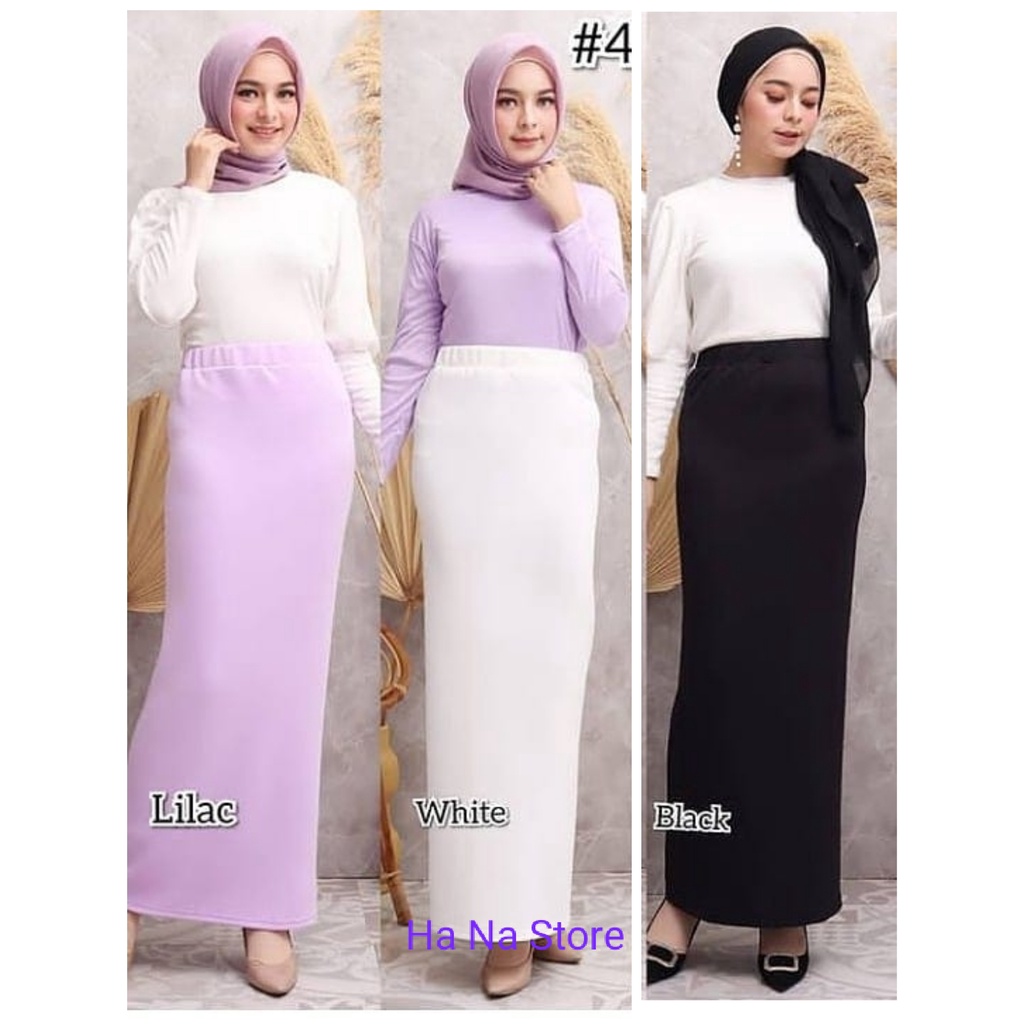 Jual Rok span / Rok kerja /Rok panjang premium / Rok formal dan casual ...