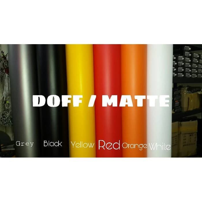 Jual STICKER STIKER DOFF MATE GRADE A++ | Shopee Indonesia