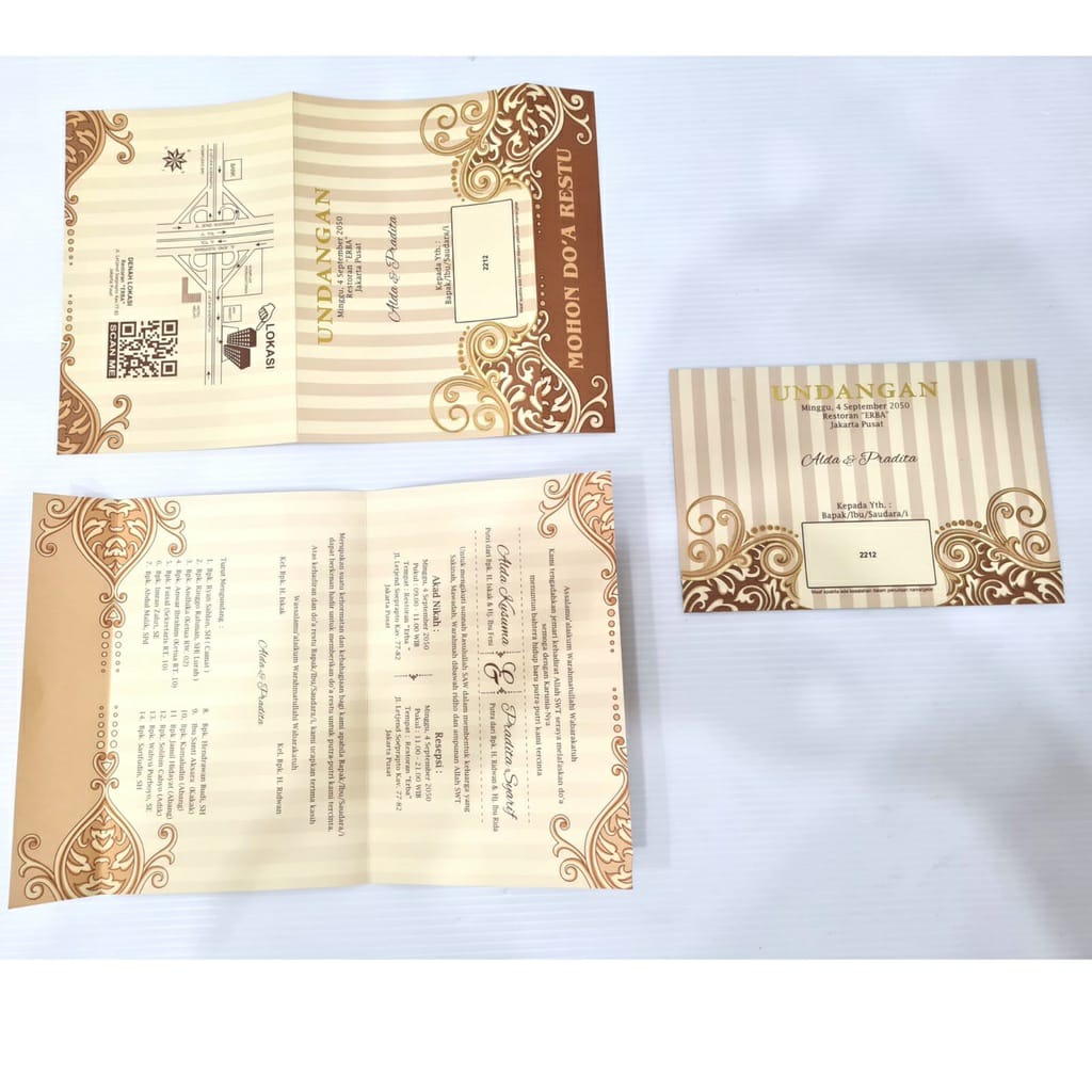 Jual Undangan Pernikahan / Undangan Pernikahan Vintage Rustic Lucu Unik ...