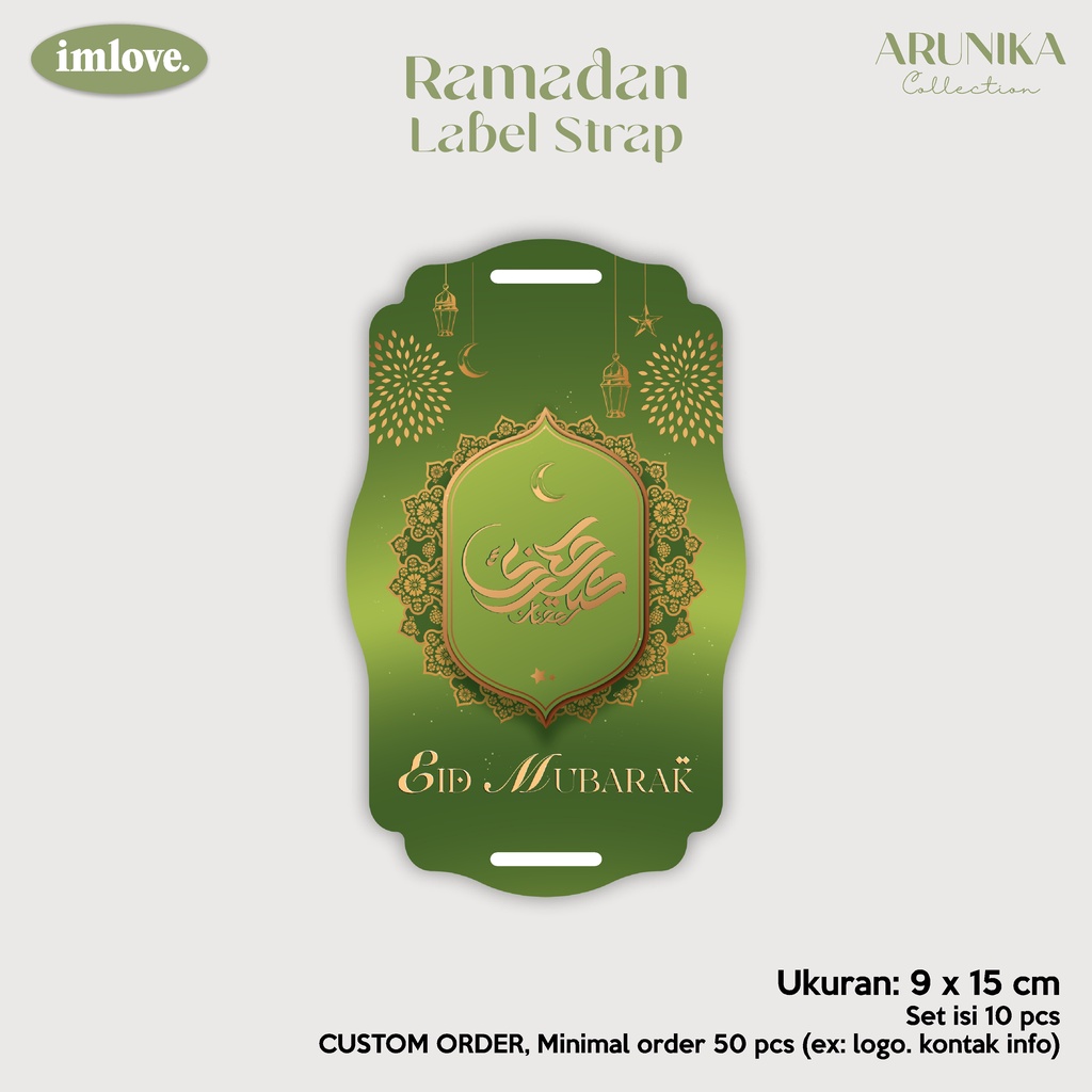 Jual Label Strap Lebaran Idul Fitri Label Hiasan Sabuk Hampers Arunika ...