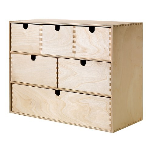 Jual MOPPE Lemari Laci Mini Plywood Kayu Birch Mini Chest Of Drawers ...