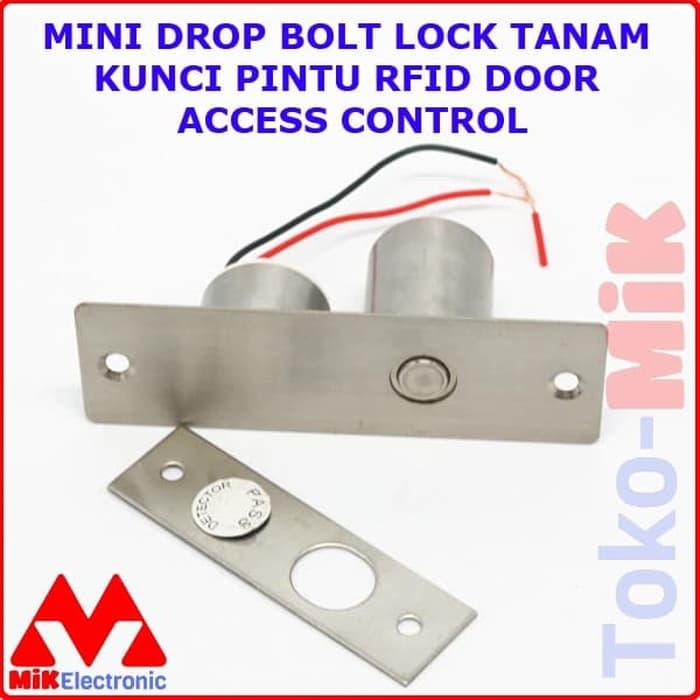 Jual JUAL MINI DROP BOLT LOCK TANAM KUNCI PINTU RFID DOOR ACCESS ...