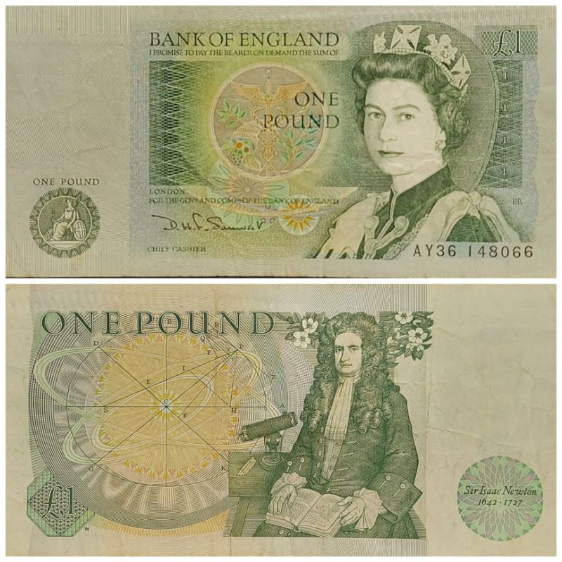 Jual Uang Kuno Negara England Inggris 1 Poundsterling Original 100 