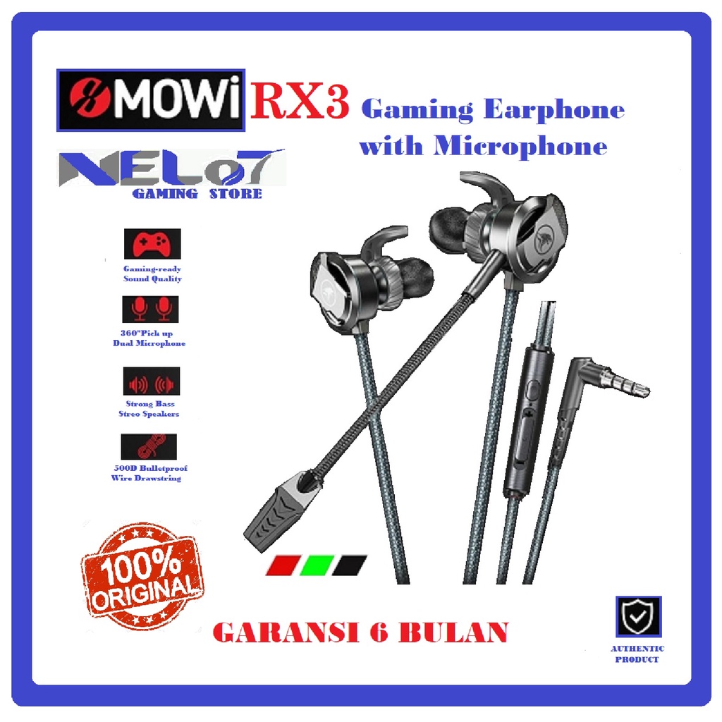 Jual Earphone PLEXTONE RX3 In-Ear Gaming Headset Gaming Plextone Rx3 ...