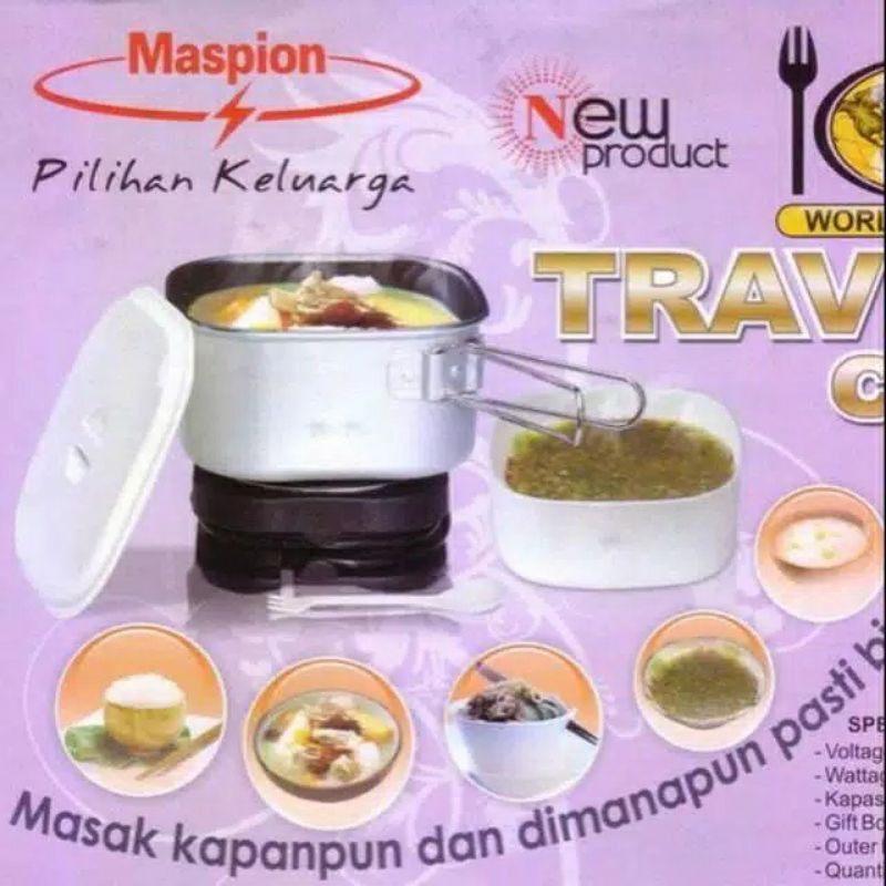 Jual Maspion Dual Voltage Multi Electric Cooker MEC-3500 (1 Liter ...