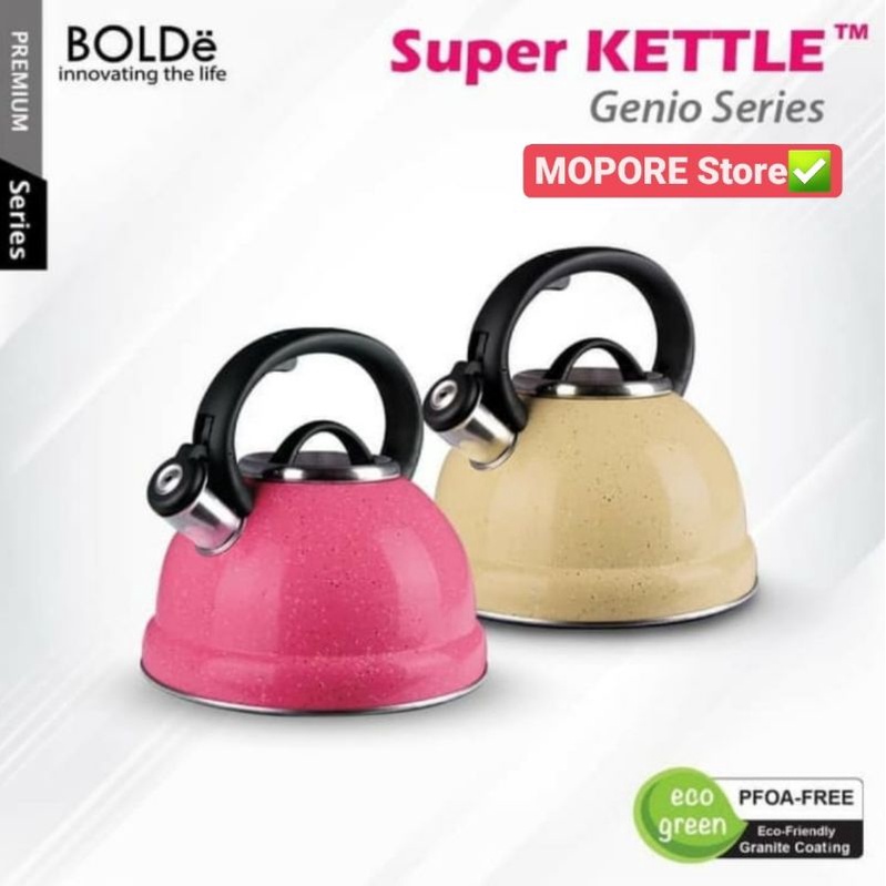 Jual BOLDe Super Kettle GENIO ( Ketel Siul ) Teko Air Stainless 3L ...