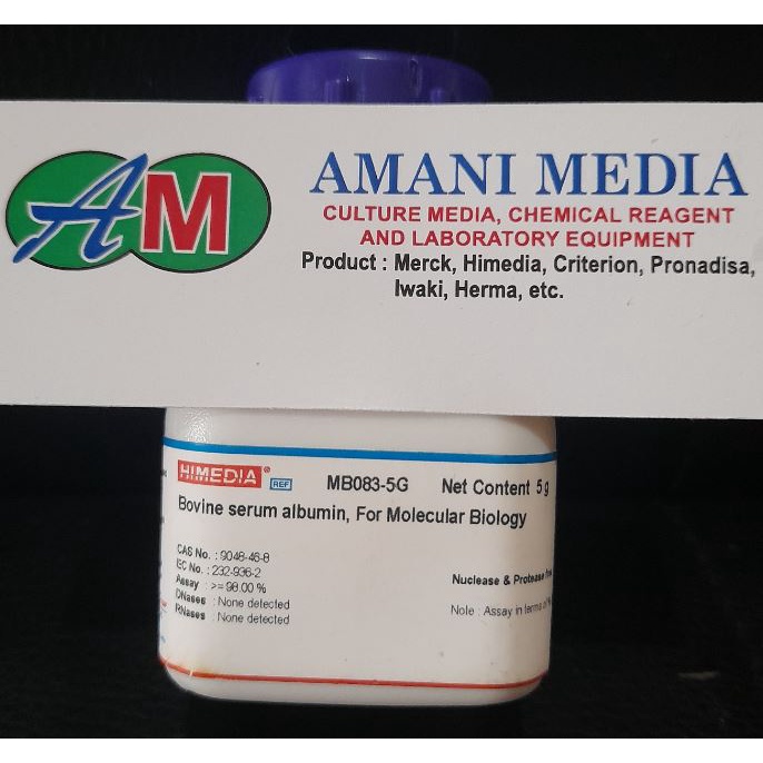 Jual Bovine Serum Albumin / BSA (Himedia) ecer 500 mg | Shopee Indonesia