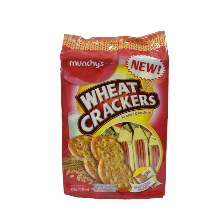 Jual Munchys Bisc Wheat Crackers 322Gr | Shopee Indonesia